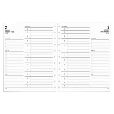2025 TUL® Discbound Daily Planner Refill Pages, Junior Size, January To ...