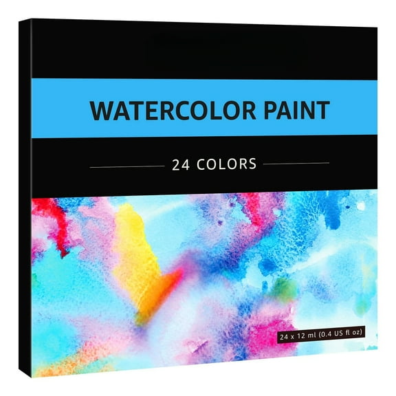 Watercolor Paint-By-Numbers Craft Kit (Pack of 36) - Walmart.com