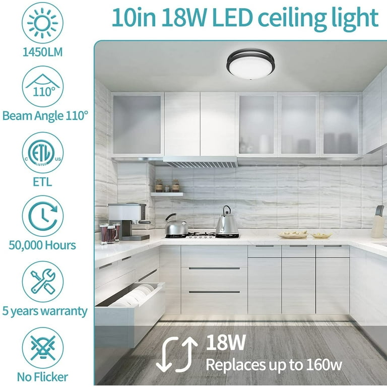 6 Led Surface Mount Ceiling Lights | Shelly Lighting