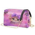 9.65"x3.35"x6.3"PU Leather Women Crossbody Purse, Waterproof Casual ...