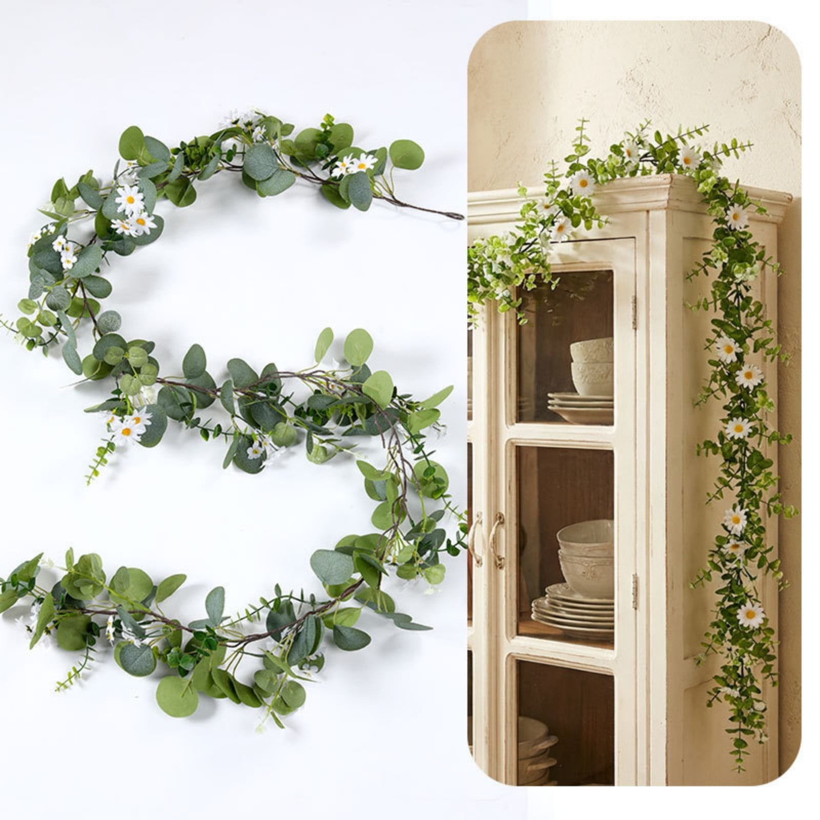 Click here for Vivavault Leaves And Vine Greenery For Home For We... prices