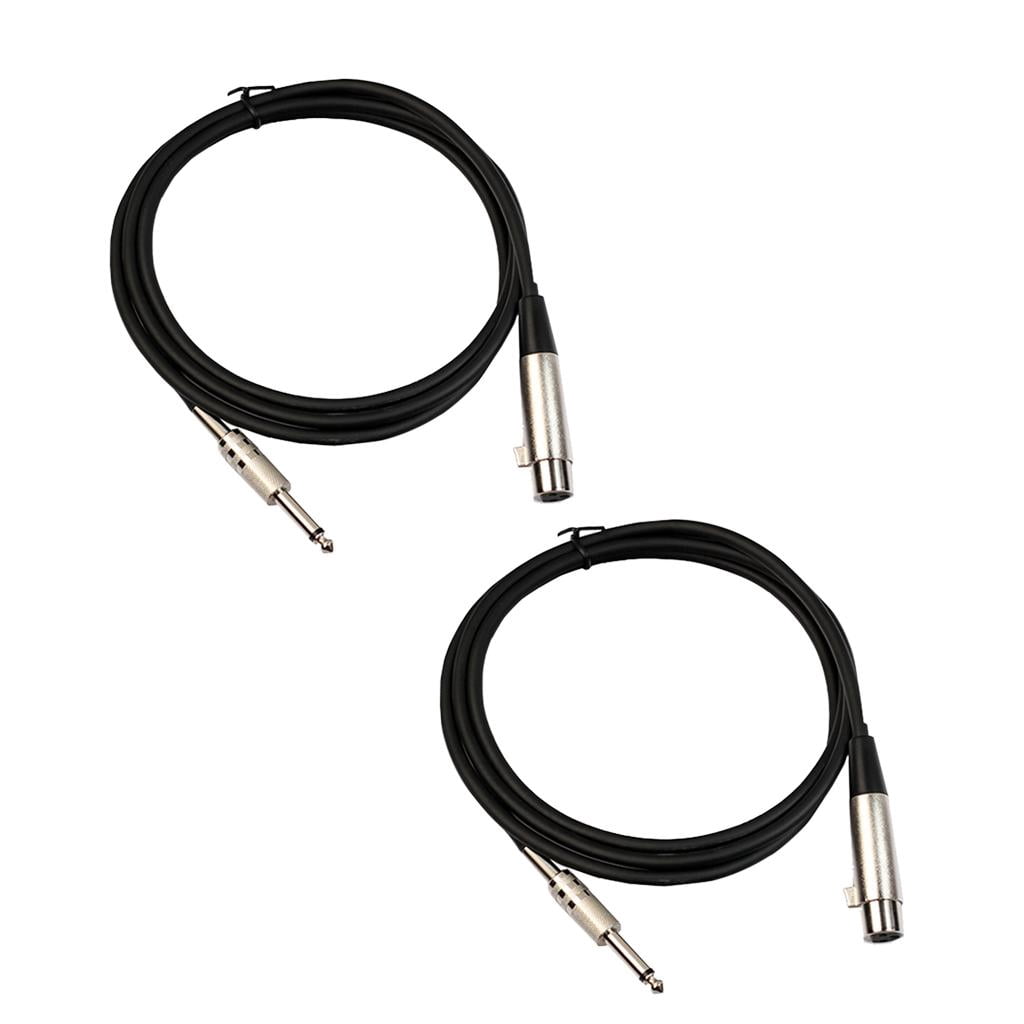 Conector XLR de a Conector 1/4 '' Cable de sonido Adaptador de ...