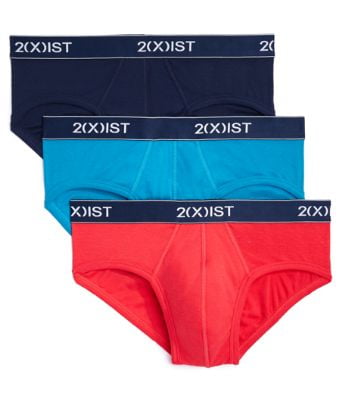 2(x)ist Mens Essential No-Show Brief 3-Pack Style-3102032003 - Walmart.com
