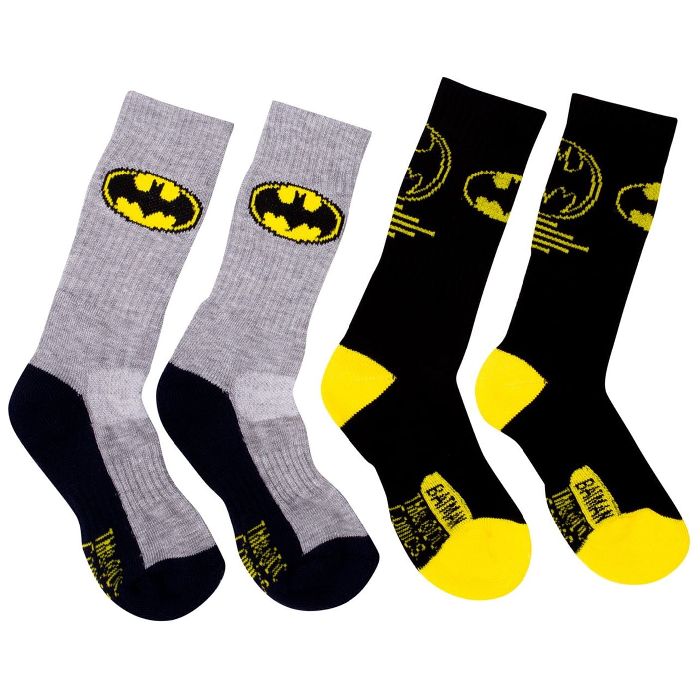 Batman - Ap Boys Licensed 2 Pack Crew Socks - Walmart.com