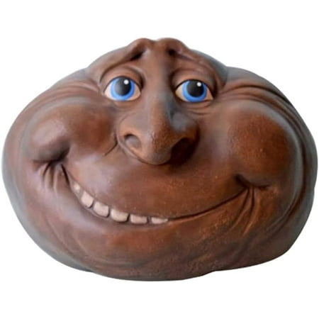 Garden Statues Funny Face Rock Garden Sculpture, Big Stone Smiley Face ...