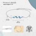 925 Sterling Silver Bracelet Evil Eye Stethoscope Wave Turtle Charms ...