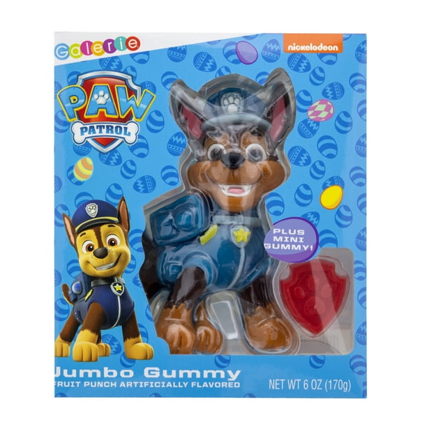 Galerie Nickelodeon Paw Patrol Decorated Jumbo Gummy Plus Mini Gummy, 6 ...