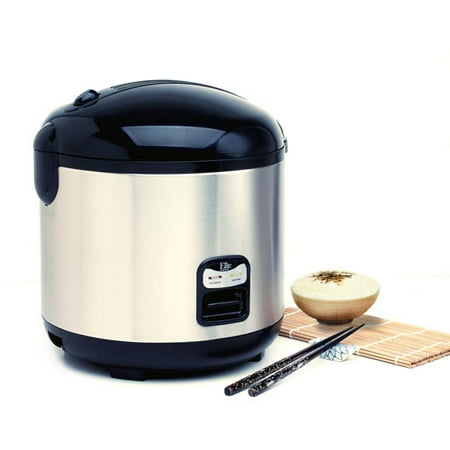 Maxi-Matic 10-Cup Rice Cooker, Stainless Steel - Walmart.com