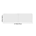 Transparent Plastic Under Bed Blocker Guard Board for Pets, Gap Barrier ...