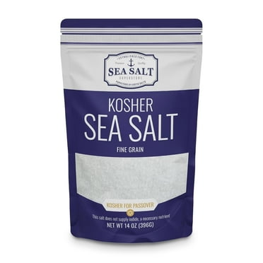 Fine Grain Kosher Salt, WHF2 Non-Iodized & Natural Fine Replacement for ...