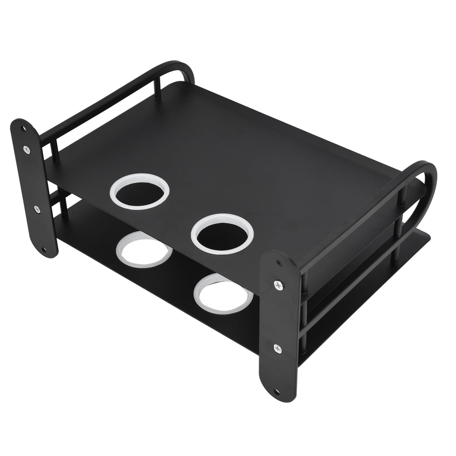 YLSHRF Double Layer Floating Wall Shelf TV Box Shelf Wall Mounted ...