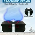 HKEEY 2in1 Waterproof Bike Seat Cover & Rain Cover, Gel Padded Cushion ...