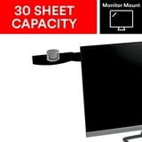 3M Swing Arm Copyholder, Adhesive Monitor Mount, 30 Sheet Capacity ...
