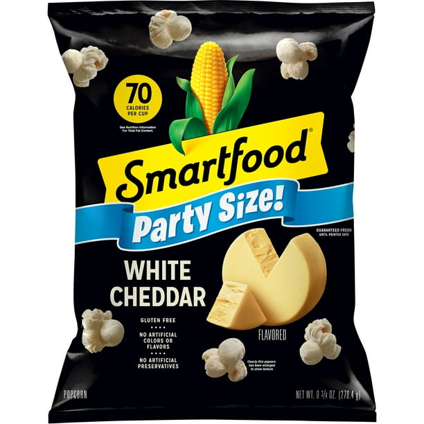 Smartfood Popcorn, White Cheddar, 9.75 oz - Walmart.com