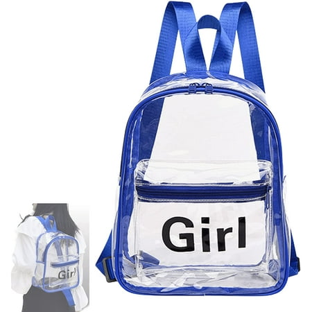 Clear Backpack Trendy and Stylish, School and Stadium Approved, Heavy ...