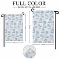 Blue Retro Tropical Garden Flag 28x40 Inch Palm Trees Old Newspapers ...