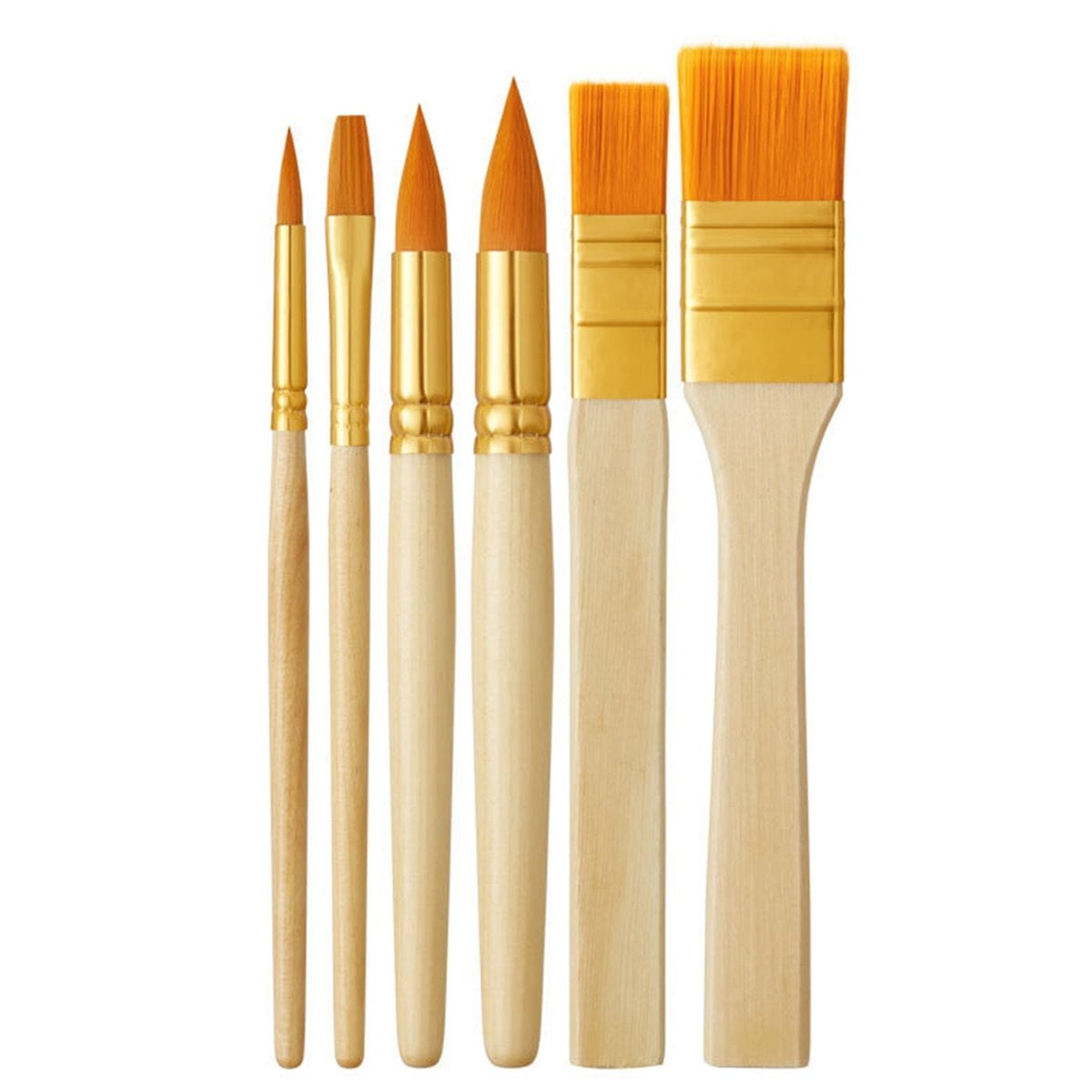Click here for Unbranded Paint Brush Set 6 Pcs Acrylic Paint Brus... prices