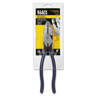 Klein Tools J2000-9NECR Heavy Duty Crimping Pliers for Side Cutting, 9 ...
