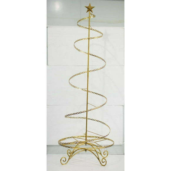 Gold Wire Ornament Tree