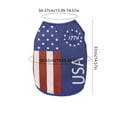 AURIGATE Independence Day Pet Vest, Red White Blue Vest for Dogs and ...