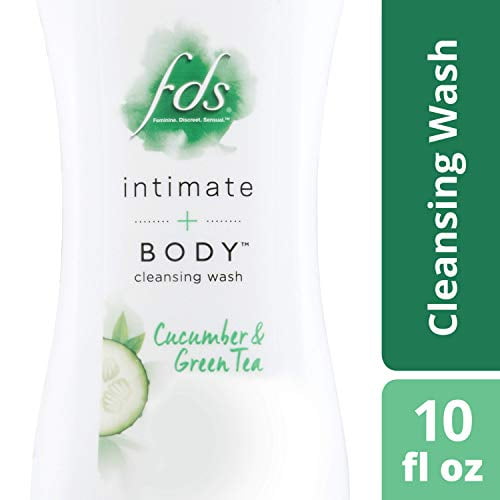 Fds Intimate Body Cleansing Wash Cucumber And Green Tea 10 Fl Oz