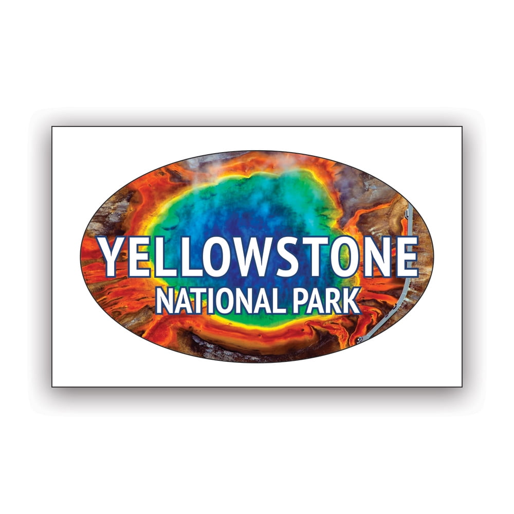 Oval Eye of Yellowstone Sticker Decal - Self Adhesive Vinyl ...