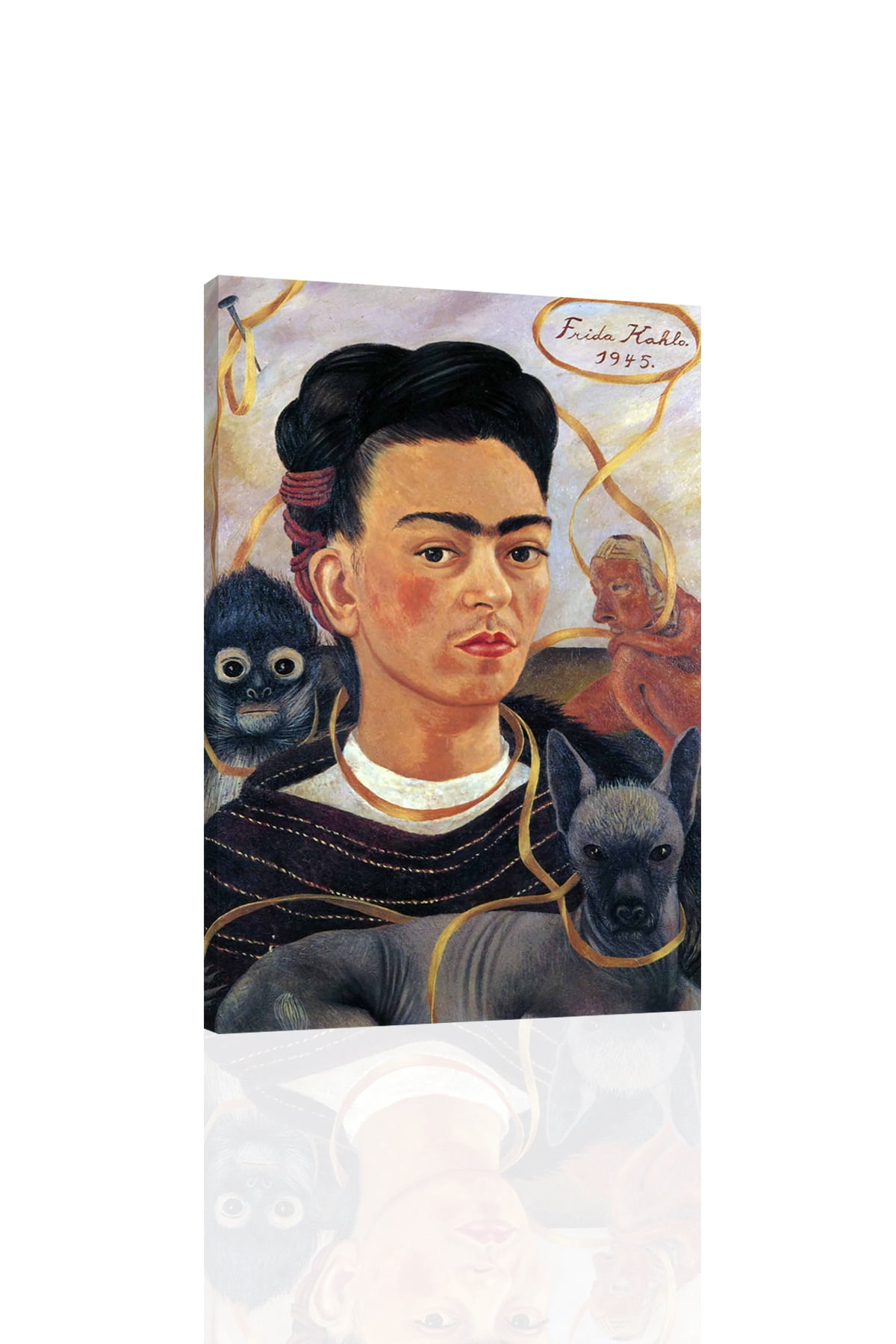 Frida Kahlo Self Portrait With Monkey