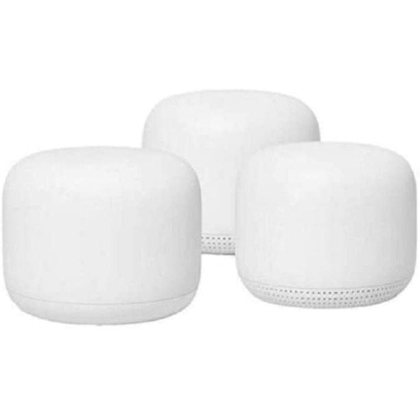 Restored Google Nest WiFi Router 3 Pack (2nd Generation), AC2200 Mesh ...