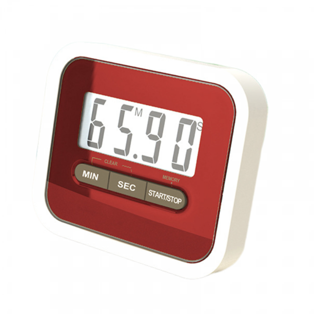 Digital Kitchen Timer For Cooking Big Digits Loud Alarm Magnetic ...
