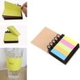 Fluorescent Color Note Twin Coil Binding Adhesive Note Pad Memo ...
