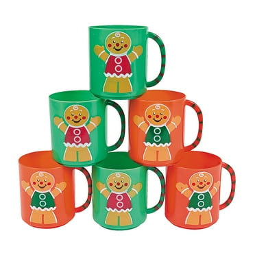 Holiday Time Gingerbread House Stackable Stoneware Mug with Metal Rack ...
