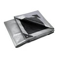 (2 pack) WHITEDUCK Super Heavy Duty Poly Tarp 10 Mil - Silver & Black ...