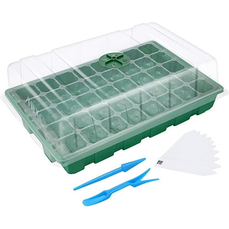 ViiTech 40-Cell Seed Trays Seedling Starter Tray Tray, Plant ...