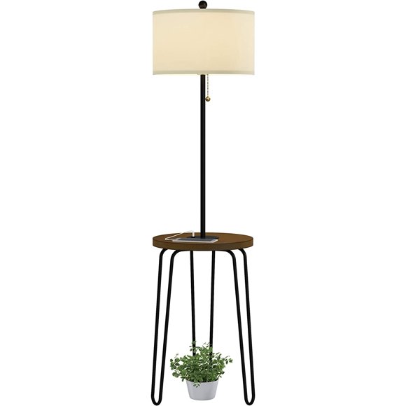 Side Table Lamp Combo