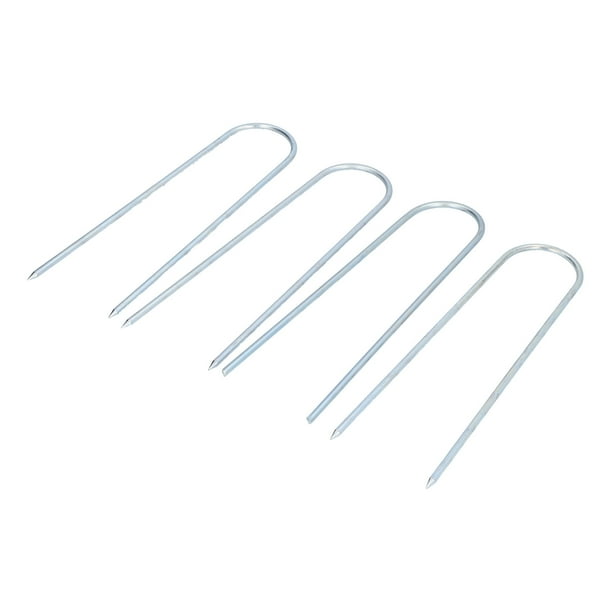 Securing Pegs,4PCS U Shaped Nail Ground Staple U Shaped Nail Built for ...