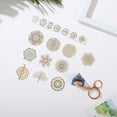 40Pcs Sacred Geometric Copper Orgonite Sticker Flower Life Tree DIY ...