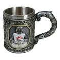 Scroll Patterned Coat Of Arms Medieval Templar Crusader Knight Tankard ...