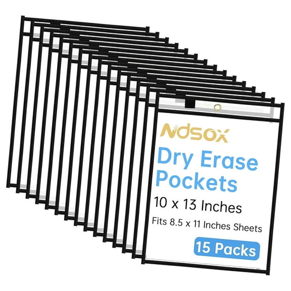 Staples Heavy Duty Job Ticket Holders 9" x 12" Clear 50/Carton ST17703 ...
