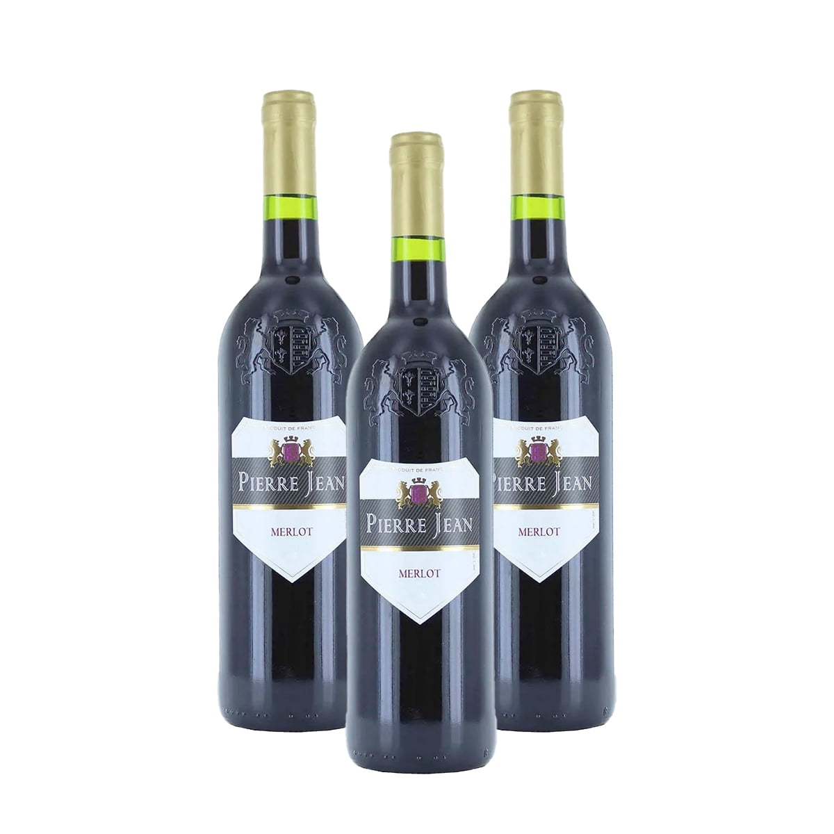 Pack De 3 Vino Tinto Pierre Jean Merlot 750Ml | Bodega Aurrera en línea