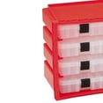 Plano Portable Rack System Organizer w/ 4 Utility Storage Box Drawers ...
