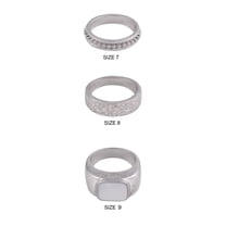 Jessica Simpson Faux Turquoise Stone Ring Set, Set of 2 - Walmart.com