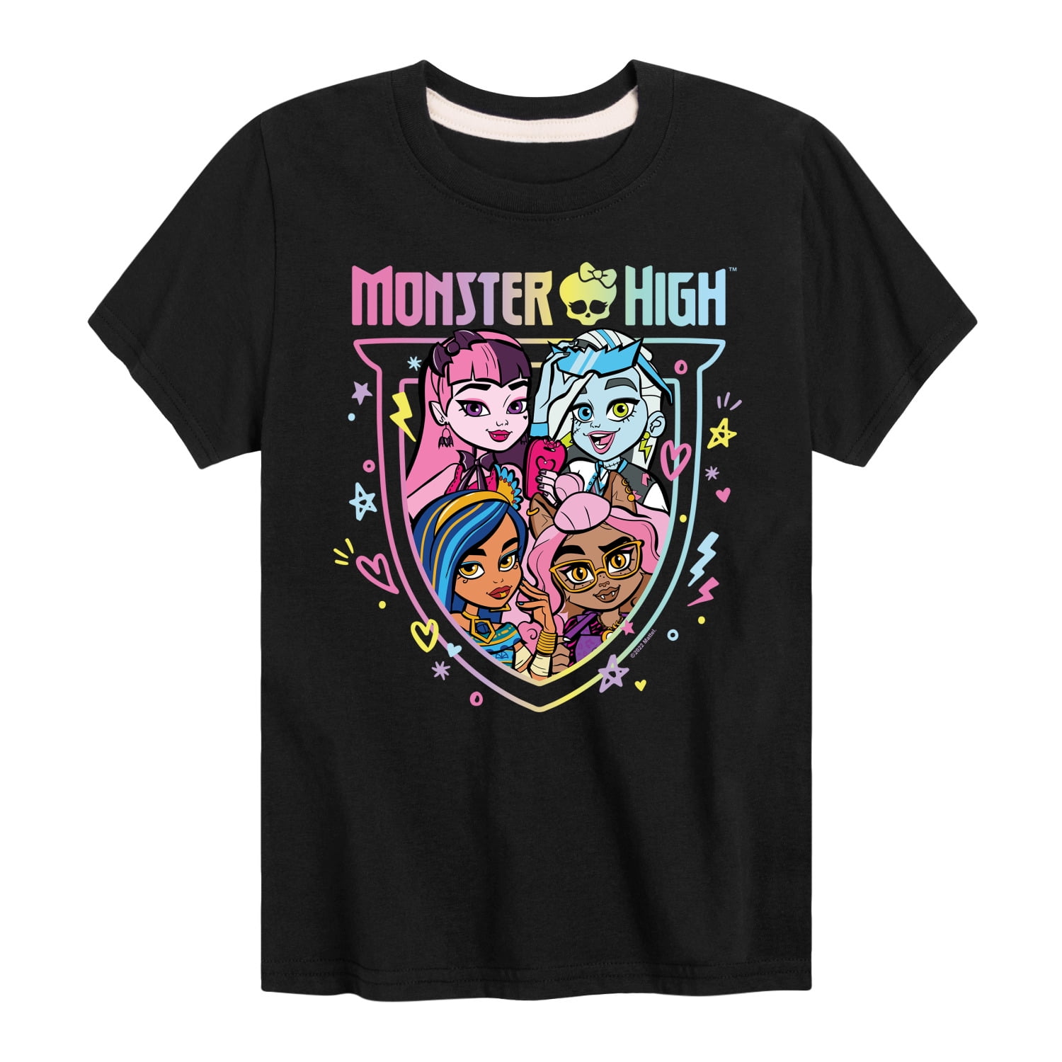 Monster High Student - Toddler And Youth Short Sleeve Graphic T-Shirt ...