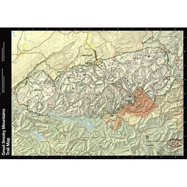 Iconic Arts Laminated 34x24 Poster: Great Smoky Mountain National Park ...