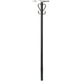 Gibraltar Round Steel Mailbox Post, Black - Design for Lightweight ...