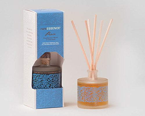 rare ESSENCE 100% Pure Essential Oil Aromatherapy Reed Diffuser, 3 fl ...