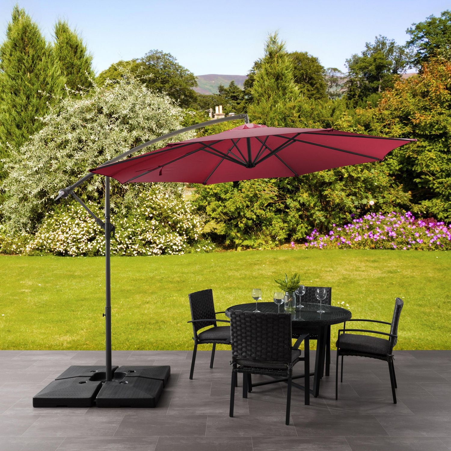 Click here for Corliving 9.5ft Tilting Cantilever Outdoor Patio U... prices