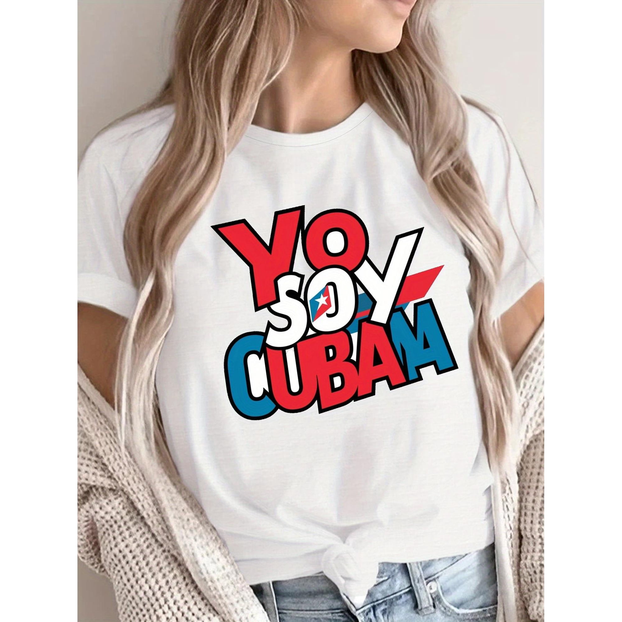 Click here for Generic I Am Cuban T Shirt Womens Comfit T-Shirt T... prices