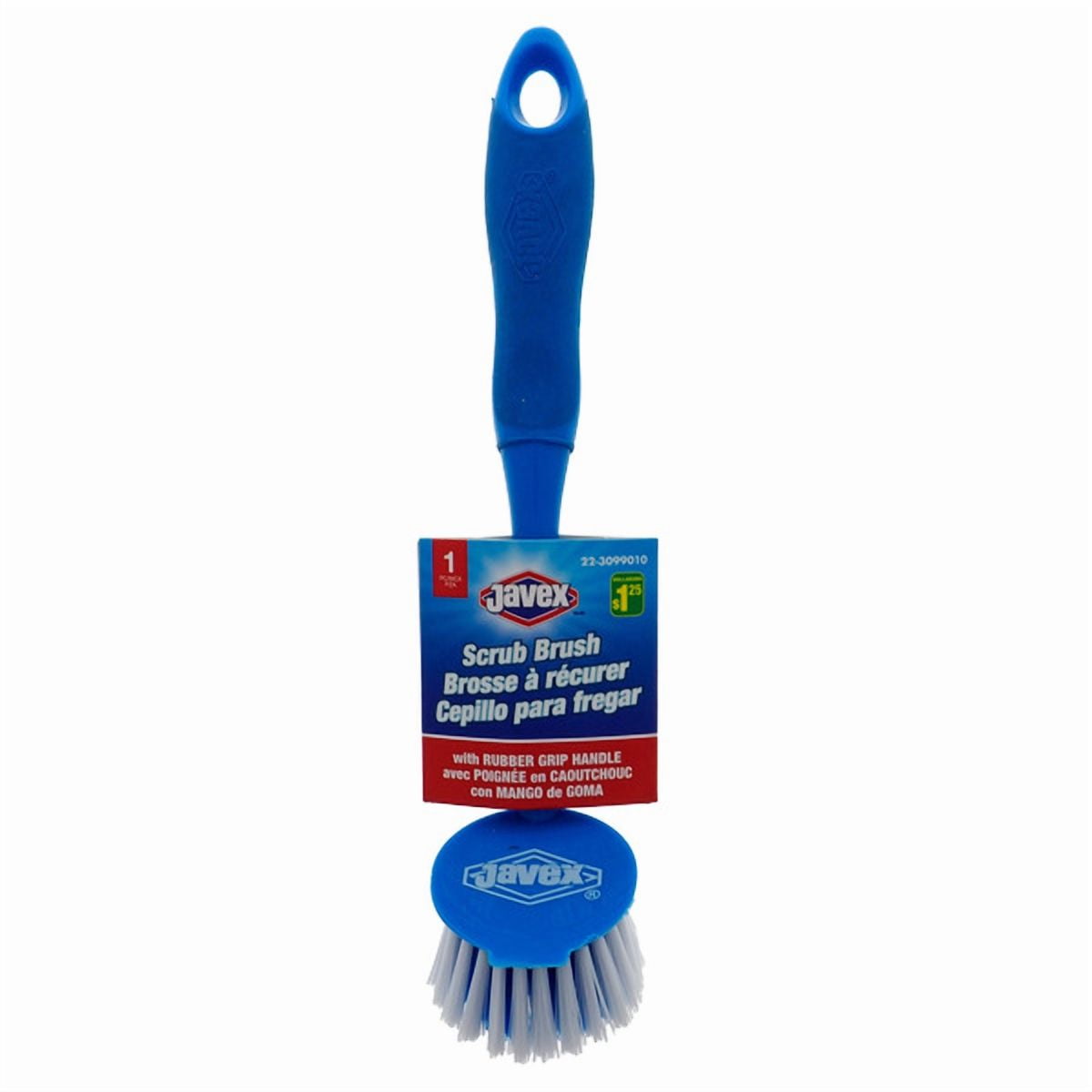 Click here for Javex Round Scrub Brush With Rubber Handle prices