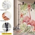 Summer Flamingo Backdrop for Photography, Boho Red Tropical Animals ...