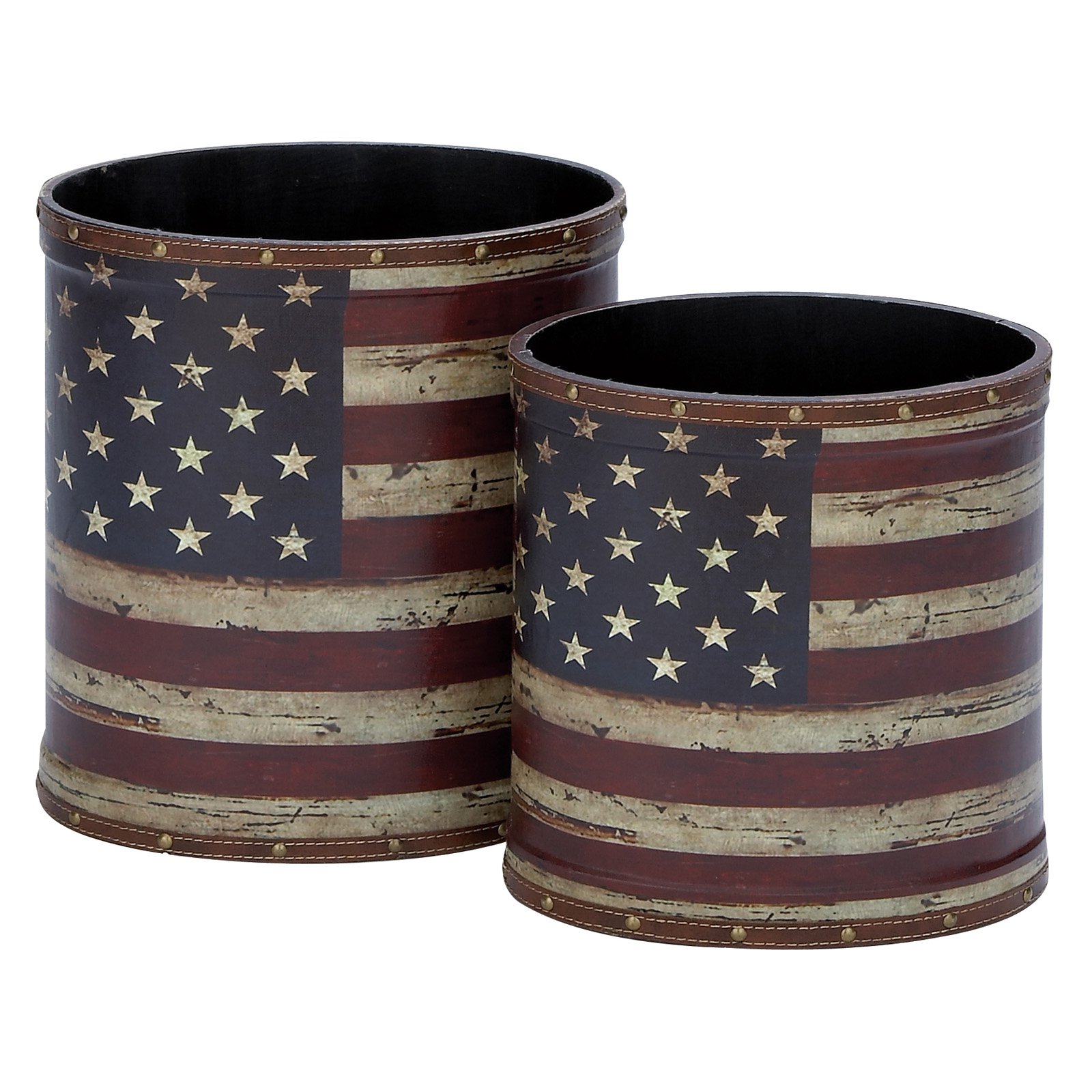 Woodland Imports Simple Versatile Design Magazine Bins - Set of 2 ...